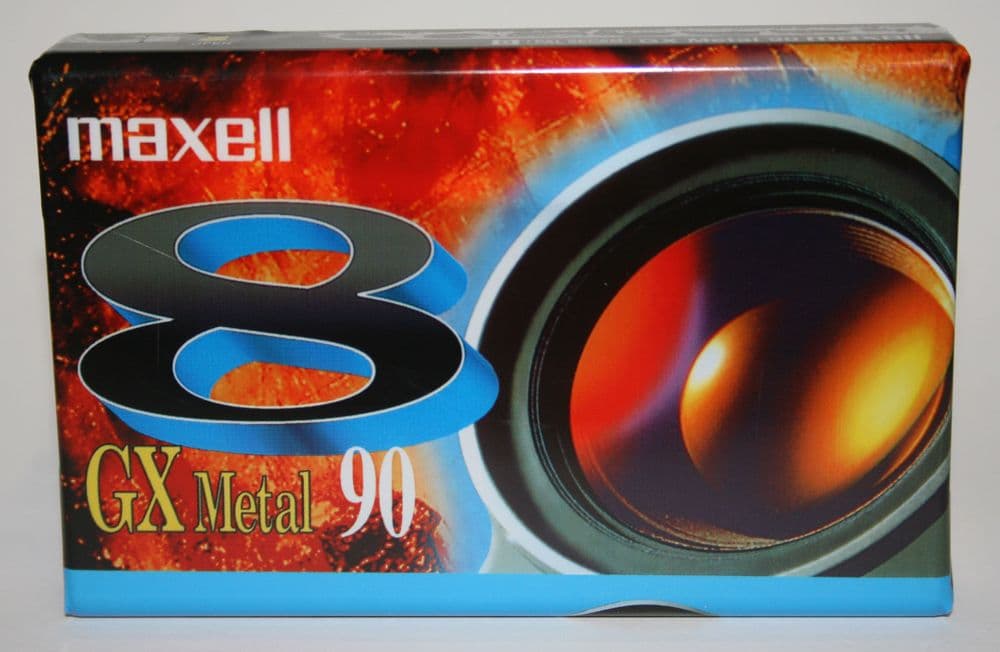 Maxell GX90 Metal 8mm Camcorder Video Tape - P5-90GX