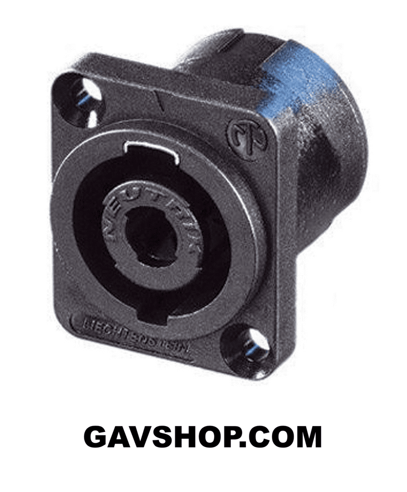 Neutrik NL4MP-B 4 Pole Speakon Chassis Connector - Our Loc R025