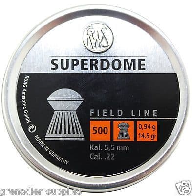 RWS SUPERDOME AIRGUN PELLETS 22