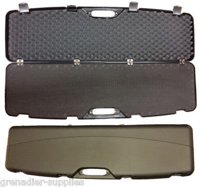 SOLUTIONS PLASTIC CUBIC FOAM RIFLE CASE 120CM X 34CM X 10 5CM