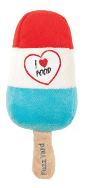 FuzzYard Plush Dog Toy Popsicle or Ice lolly