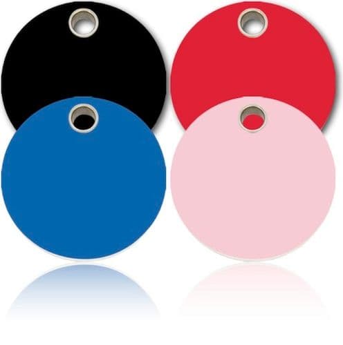 Red Dingo Plastic Circle Tag