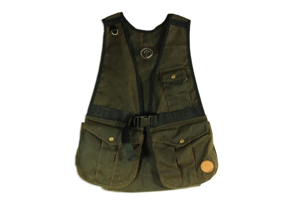 Firedog Hunter Waxed Cotton Dummy Vest : Dark Brown(free delivery ...
