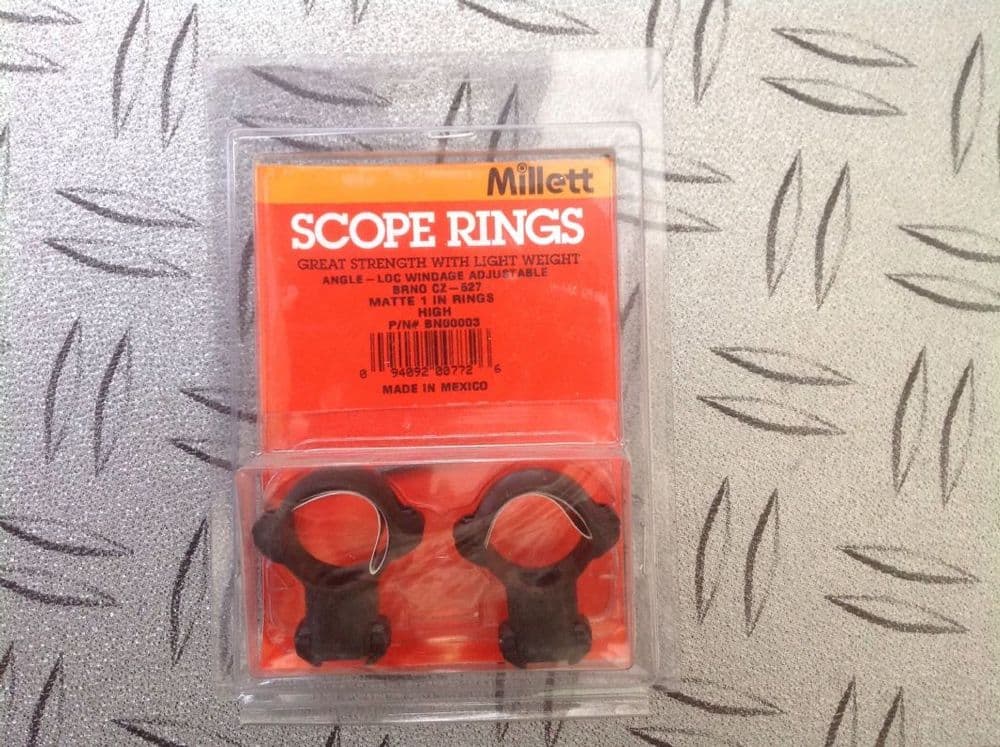 Angle-Loc 1" Steel Rings for CZ-527 e