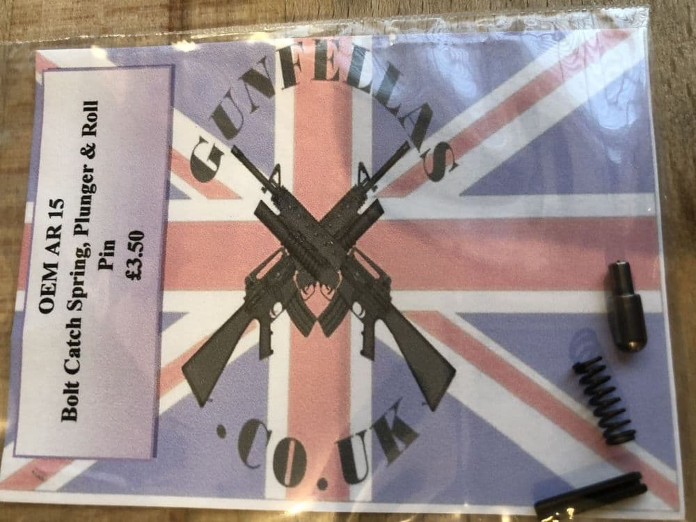 AR15 Bolt Catch Spring Plunger & Roll Pin