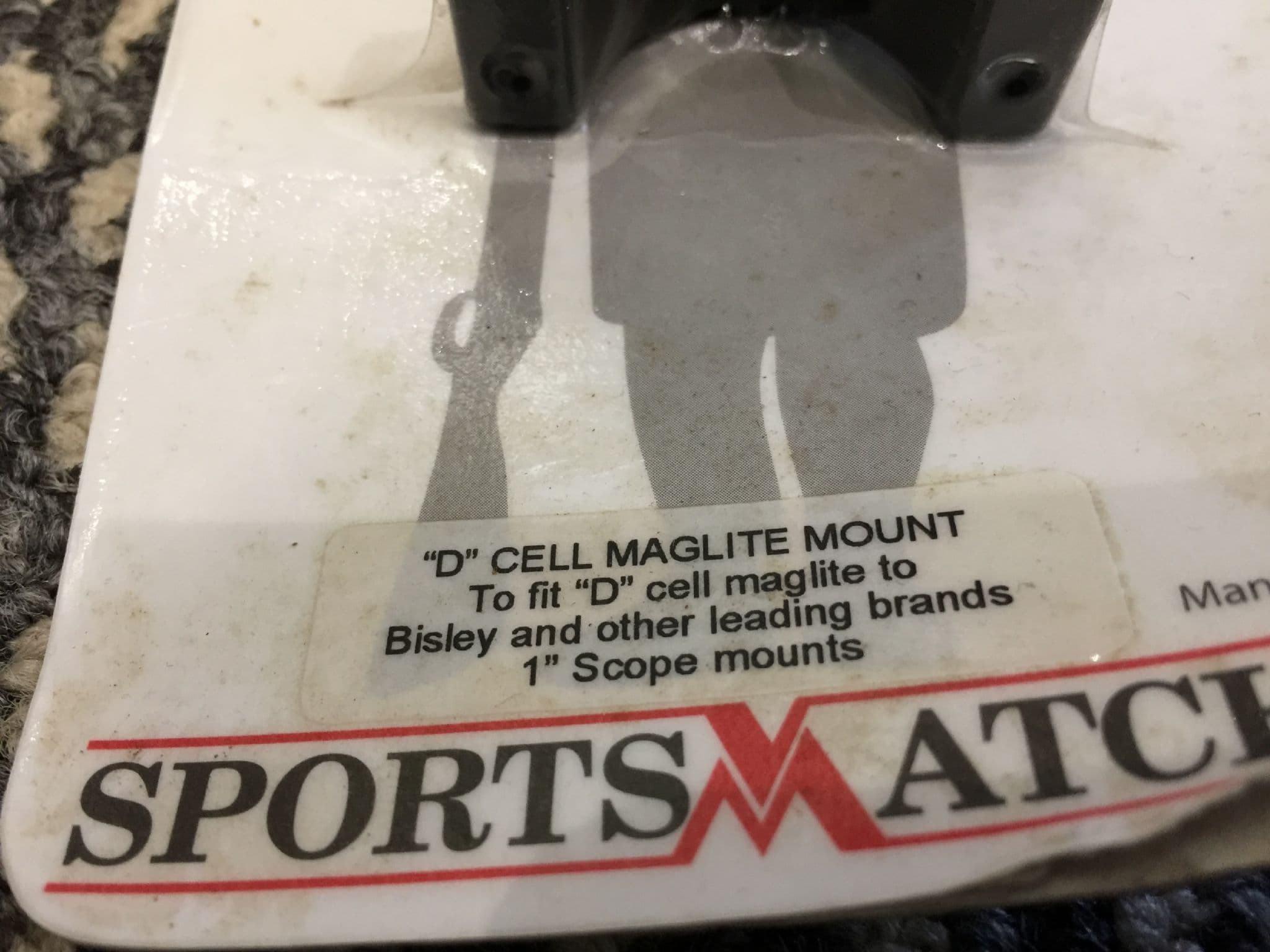 Bisley Scope Mount D cell Maglite Mount