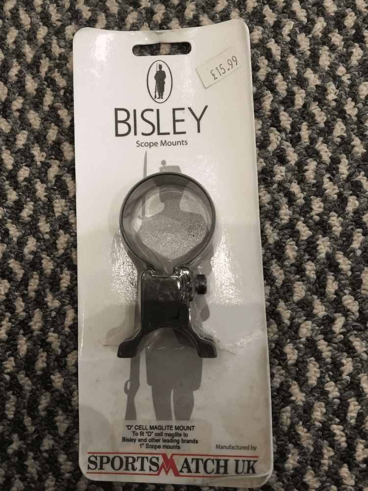 Bisley Scope Mount D cell Maglite Mount