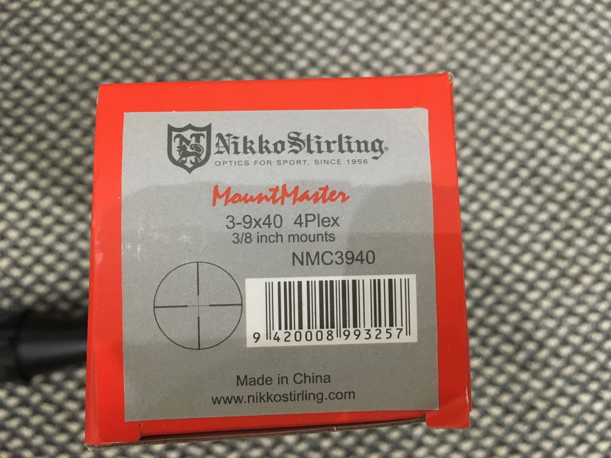 Nikko Stirling Mountmaster 3-9 x 40 AO with mounts e