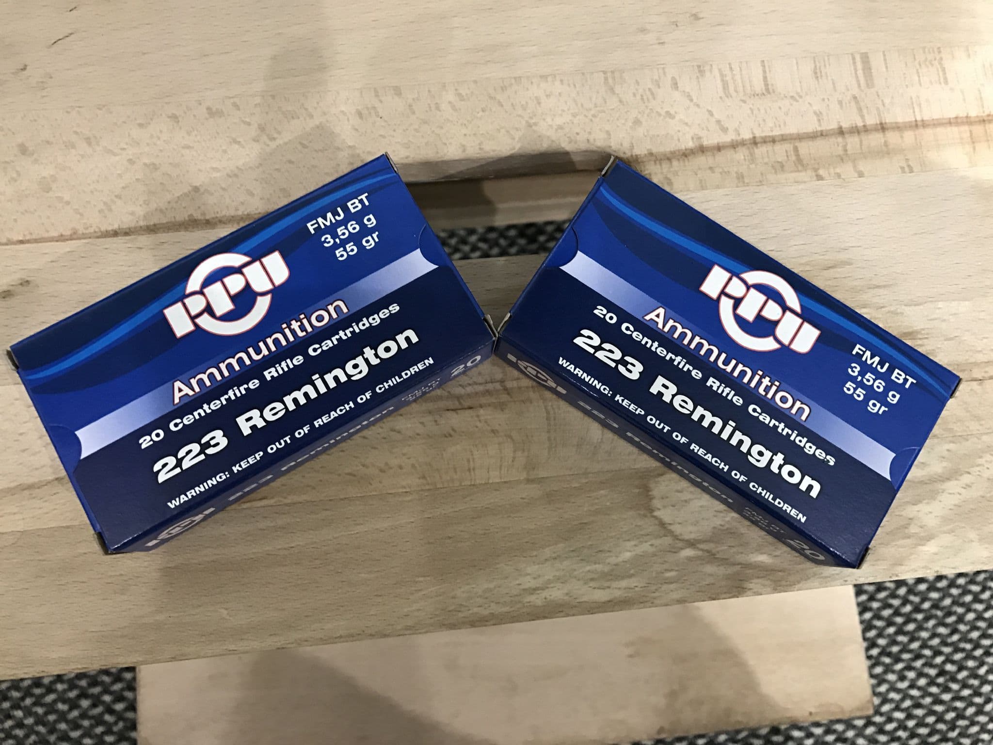 PPU 223 FMJ BT x 20 rounds