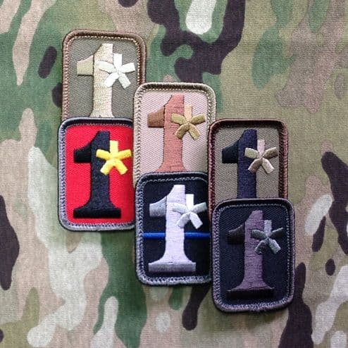 Mil-Spec Monkey Velcro Morale Patch Assterisk One