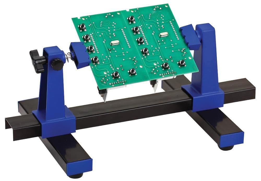 Adjustable Base and Clamp PCB Holder for Clamping PCBs to Aid Soldering ...