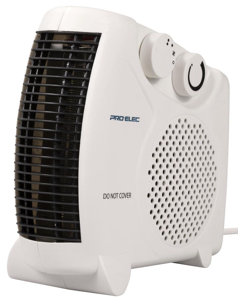 PRO ELEC 2kW Upright or Horizontal Electric Fan Heater MPN PELL0332