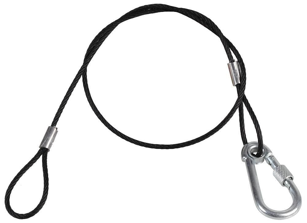 PULSE PLS00469A Safety Bond Black Wire 3Mm X 600Mm