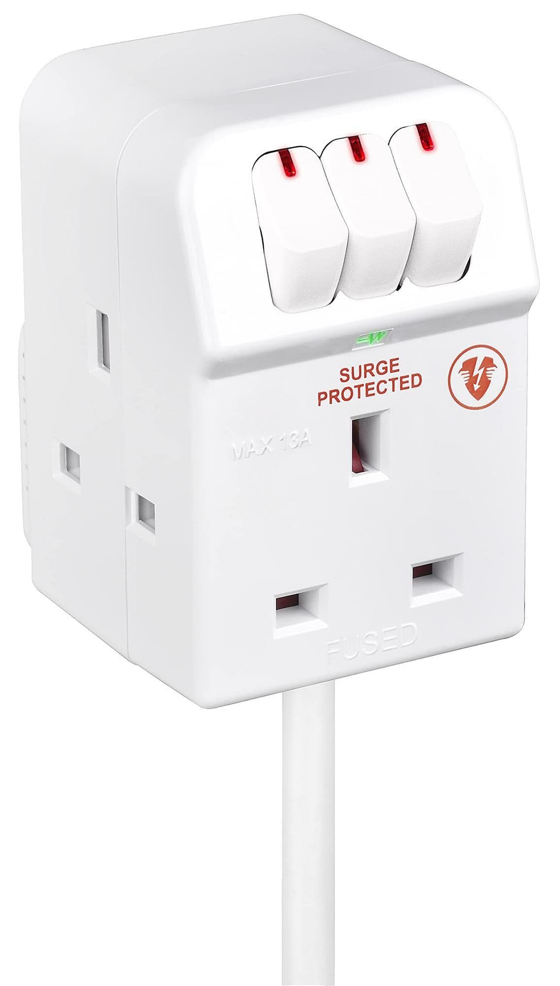 MASTERPLUG - SWSRG3210C-MP - Switched Mains Adaptor with Surge ...