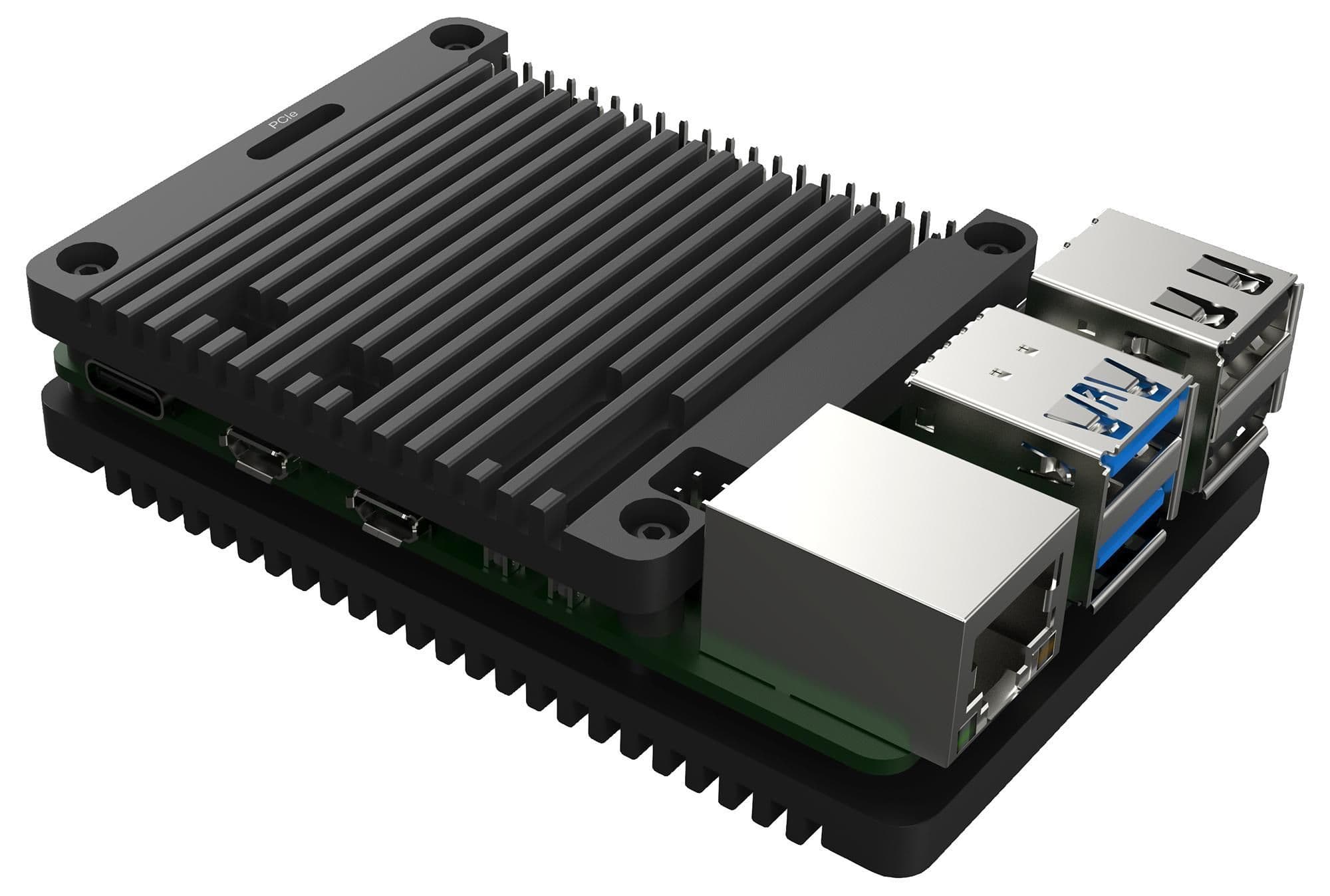 CYNTECH - RP5-OB - Raspberry Pi 5 CoolingPro Passive Cooling CNC Open ...