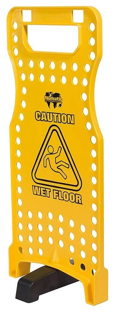 NUMATIC - 901457 - Caution Wet Floor Sign for Multi-Matic Janitorial ...