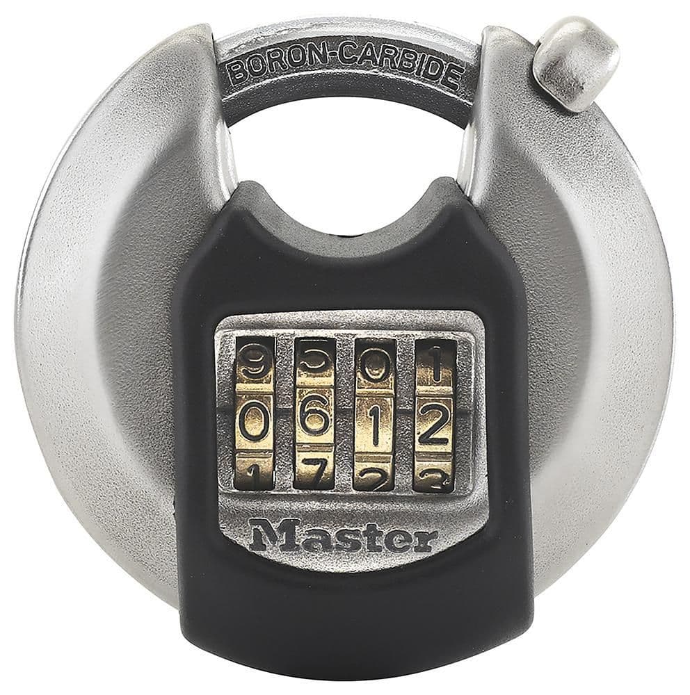 MASTER LOCK - M40EURDNUM - 70mm Stainless Steel Heavy Duty Combination ...