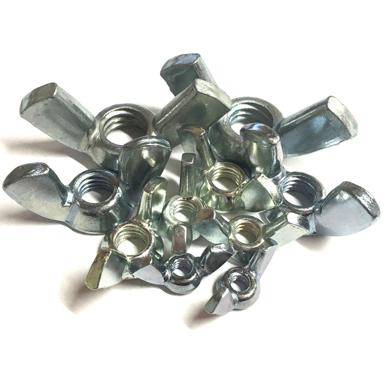 1/2" BSW Wing Nuts - Steel Zinc Plated
