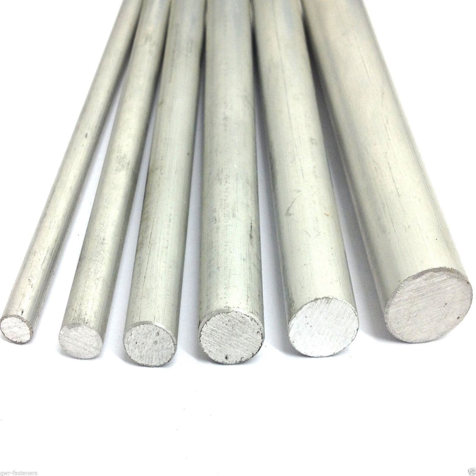 20mm x 500mm Round Bar - 6082 Aluminium