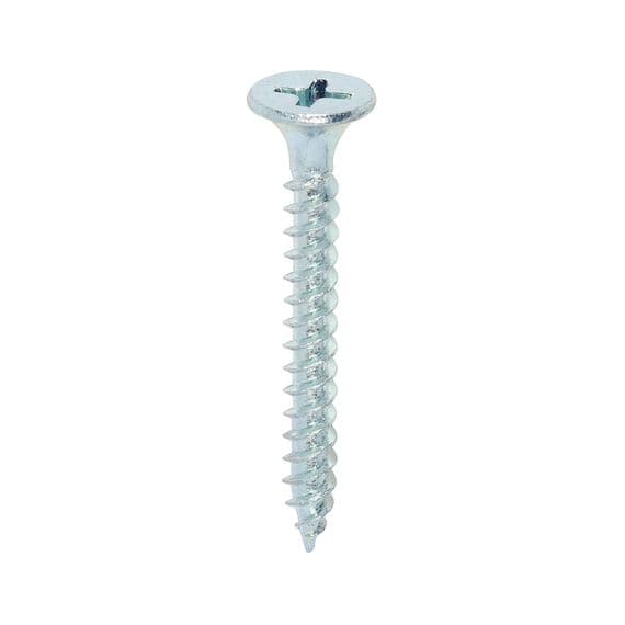 3.5 x 32 TIMCO Bugle Head Fine Thread Drywall Screws - Zinc Plated Steel