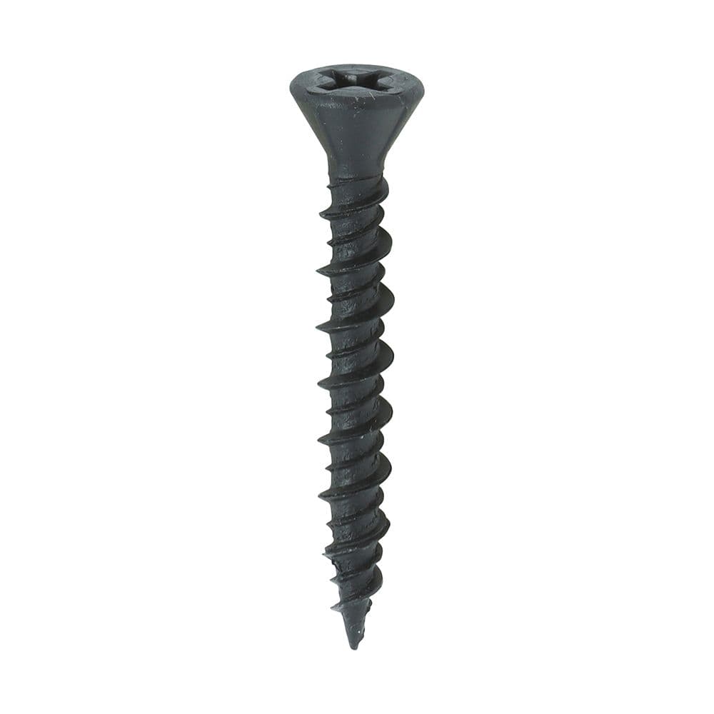 3.9 x 30 TIMCO Drywall Dense Board High-Low Thread Screws - Black