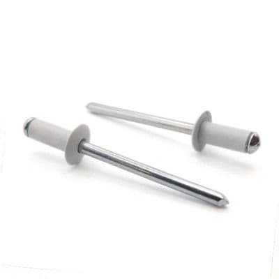 Standard Flange Blind Pop Rivets - White Aluminium