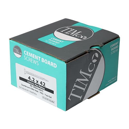 4.2 x 32 TIMCO Drywall Countersunk Wafer Screws - Silver