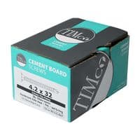 4.2 x 32 TIMCO Drywall Countersunk Wafer Screws - Silver