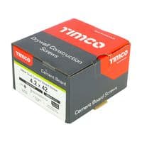 4.2 x 42 TIMCO Drywall Countersunk Wafer Screws - Silver