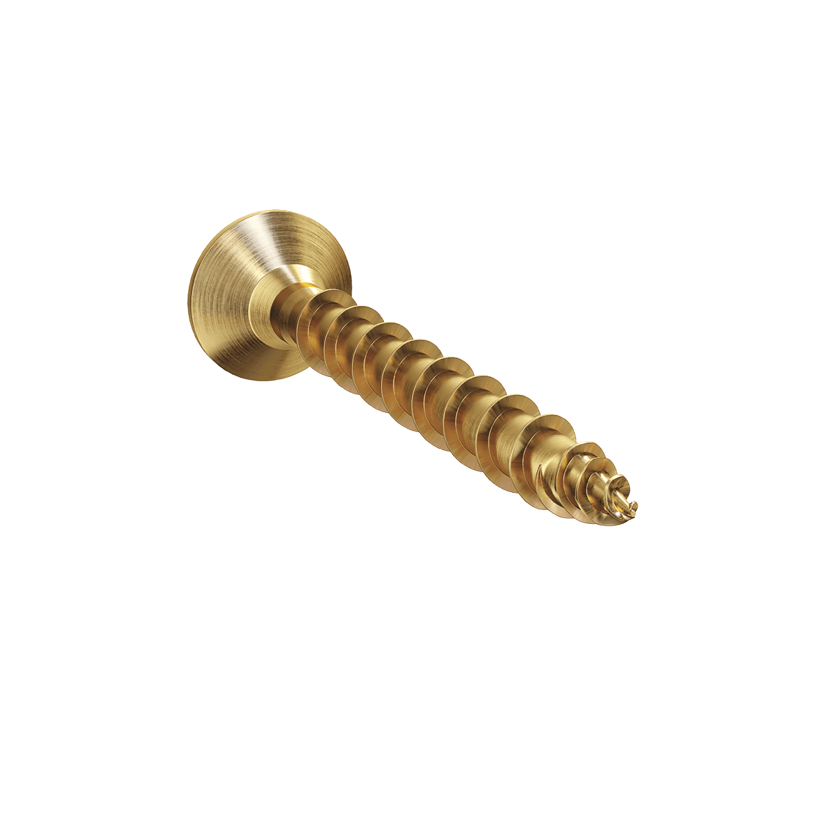 Buy 4.5mm x 40mm HINGE-TITE® Hinge & Latch Screws - Net-Coat® Brass ...