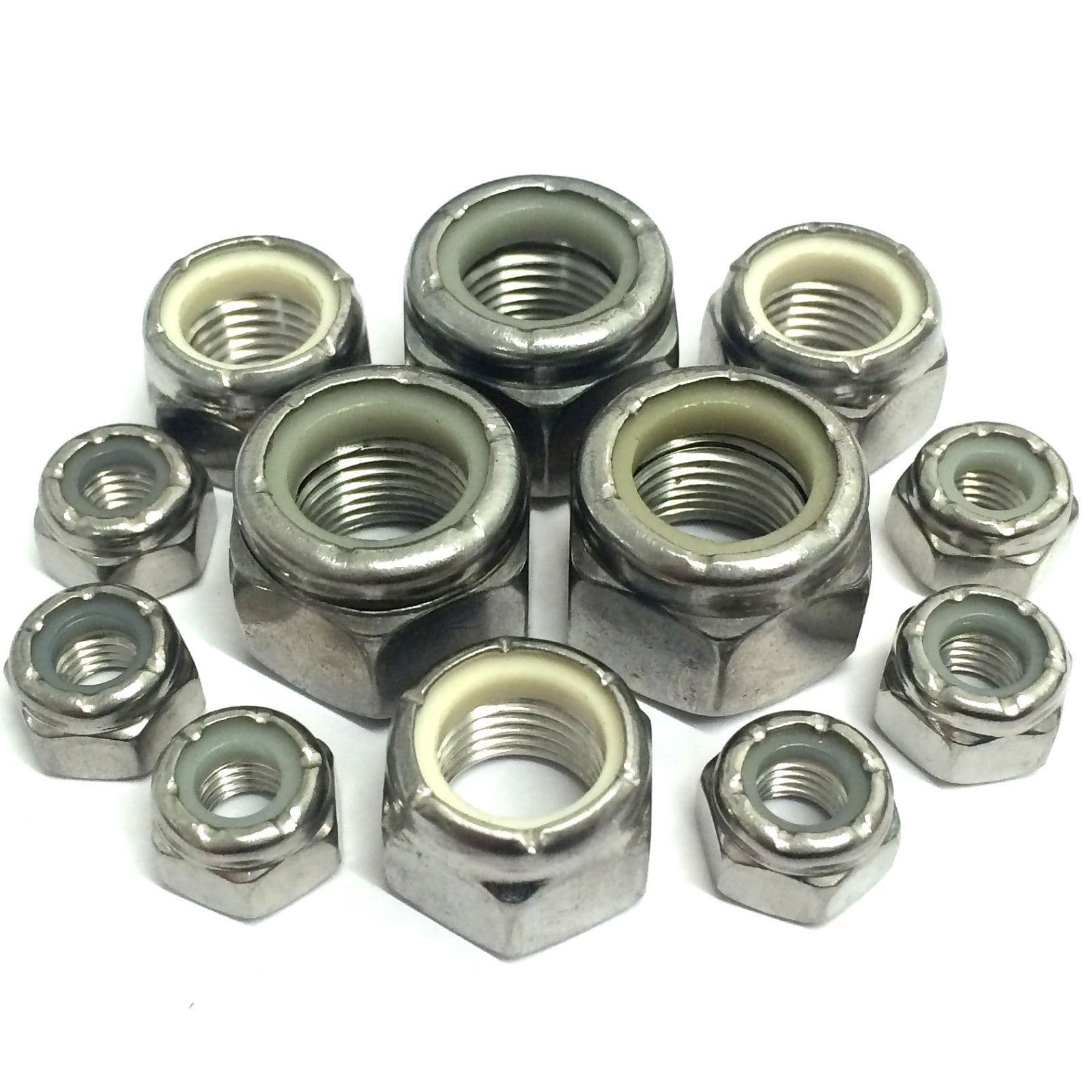 5/16" UNF Nyloc Nut - A2 Stainless Steel