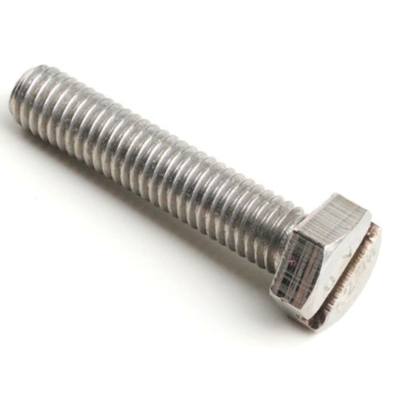 M10 x 35mm Slotted Hexagon Setscrews (DIN 933SZ) - A2 Stainless Steel