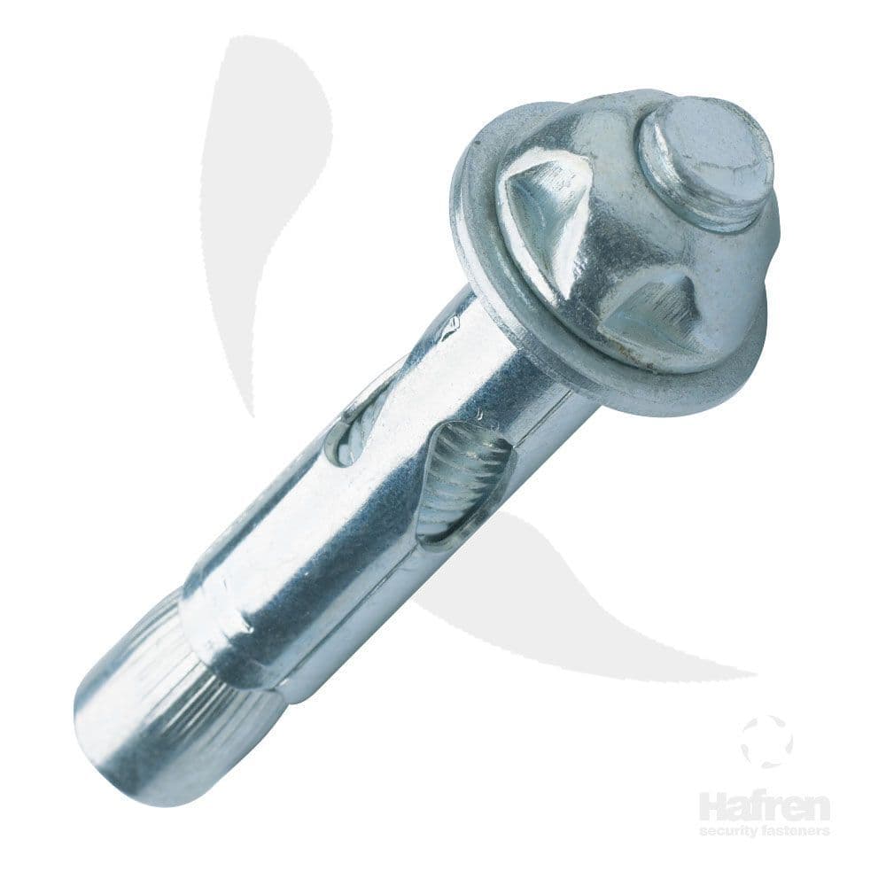 M10 x 60mm - Hafren Kinmar Removable Sleeve Anchor - Steel Zinc Plated ...