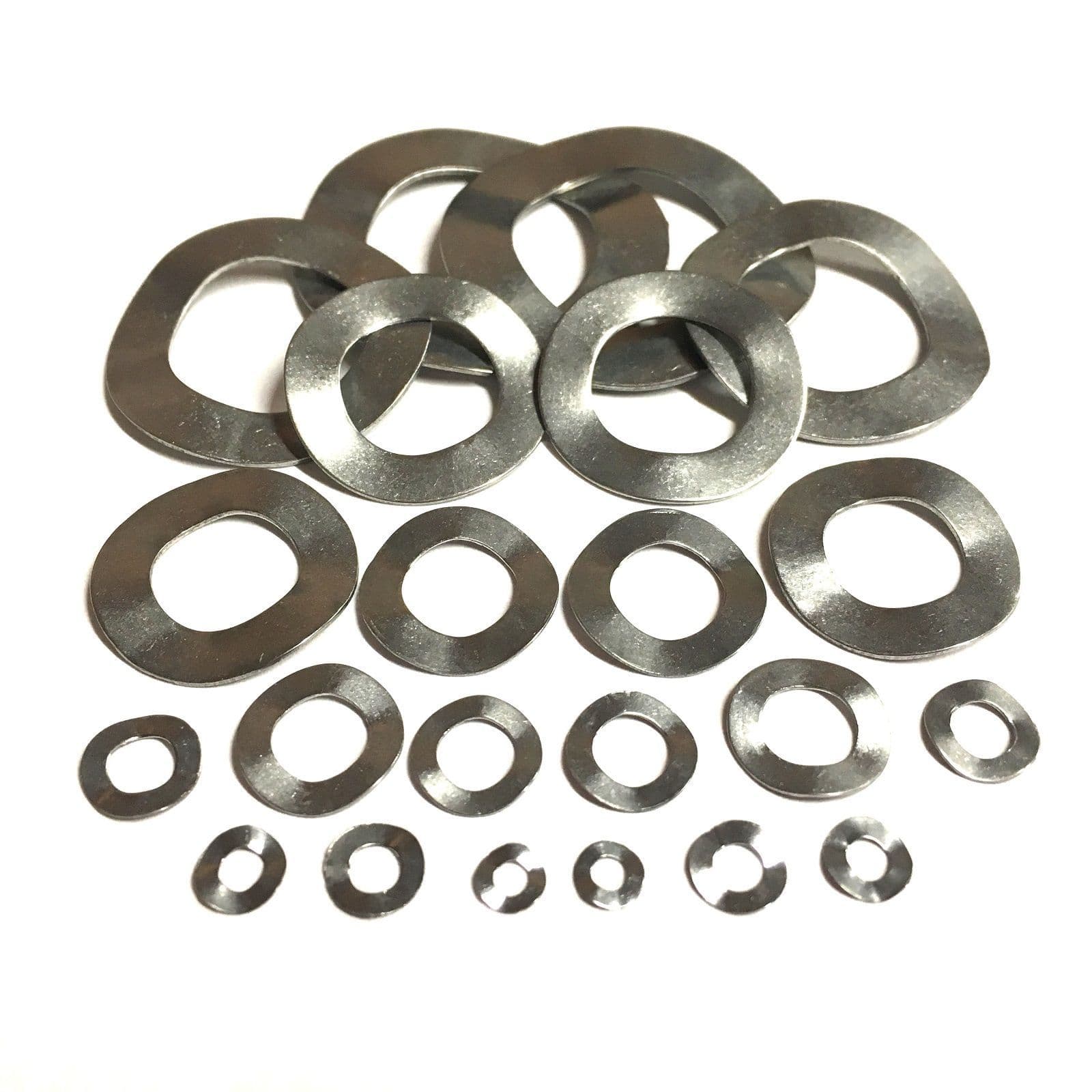 M12 Crinkle Washers (BS 4463) - A2 Stainless Steel