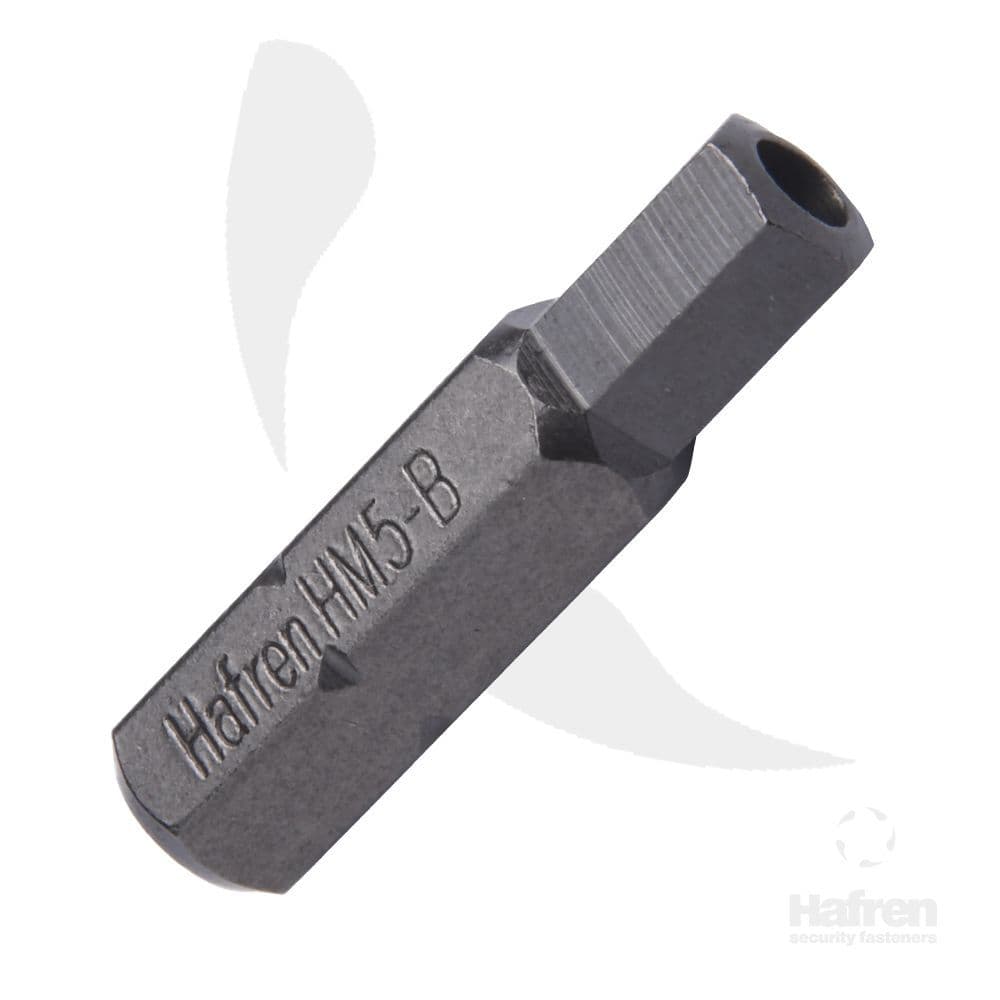 M12 Hex Pin Security Drill Bit 25mm Length A2 ST ST