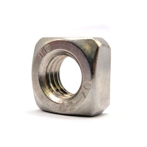 M12 Thick Square Nuts DIN 557 - A2 Stainless Steel