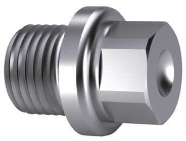 M12 x 1 5mm Fine Pitch Hexagon Head Pipe Plugs DIN 910 - Steel Zinc Plated