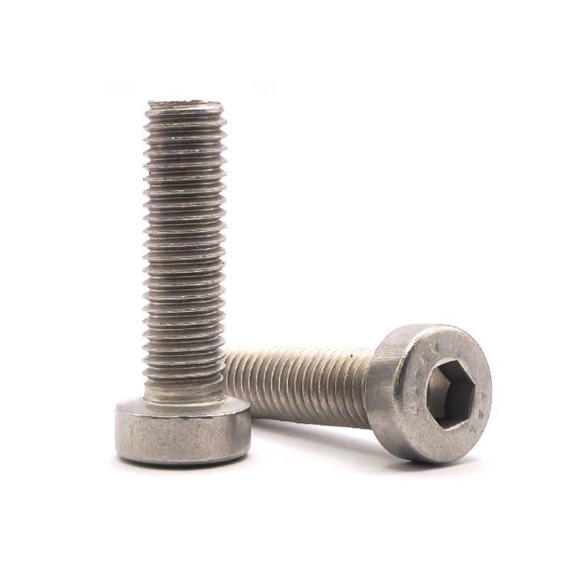 M12 x 45mm Low Head Socket Cap Screws (DIN 7984) - A2 Stainless Steel