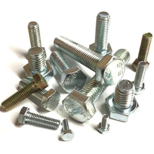 M16 x 1 5mm x 25mm Fine Pitch Hexagon Setscrews DIN 961 - Steel 10 9 ...