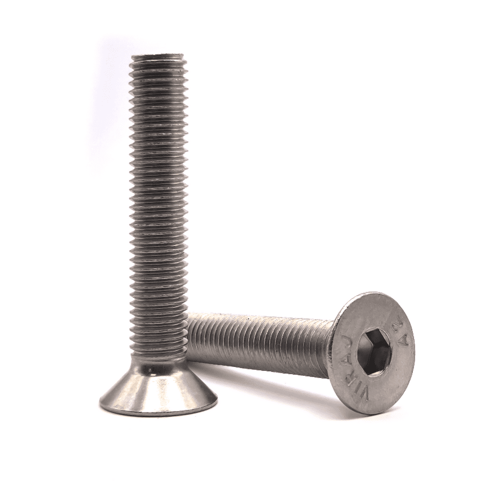 M16 x 60mm Socket Countersunk Screws DIN 7991 - A4 Stainless Steel