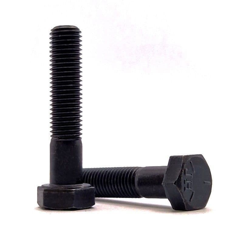 M24 x 2mm x 90mm Fine Pitch Hexagon Bolts DIN 960 - Steel 8 8 Self Colour