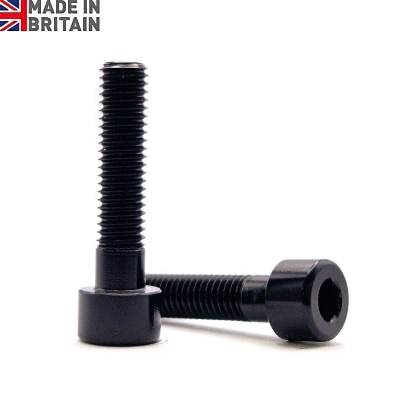 M24 x 2mm x 90mm Fine Pitch Socket Cap Head Screws DIN 912 - High Tensile Steel 12 9 Self Colour