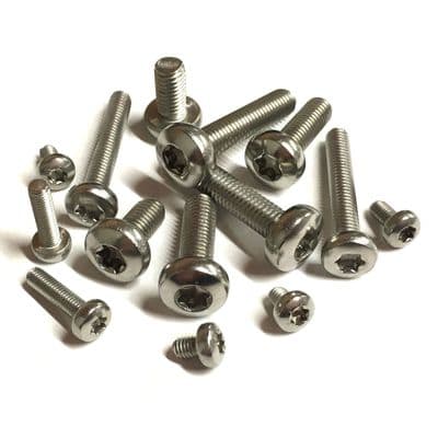 M3 Torx Pan Head Screws (ISO 14583) - A4 Stainless Steel