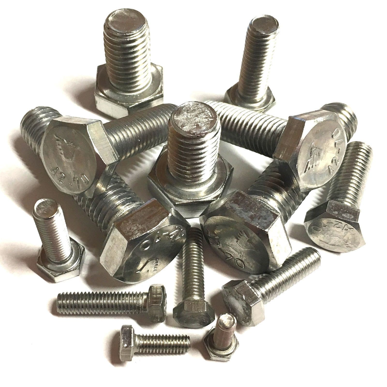 M3 x 30mm Hexagon Setscrews (DIN 933) - A2 Stainless Steel