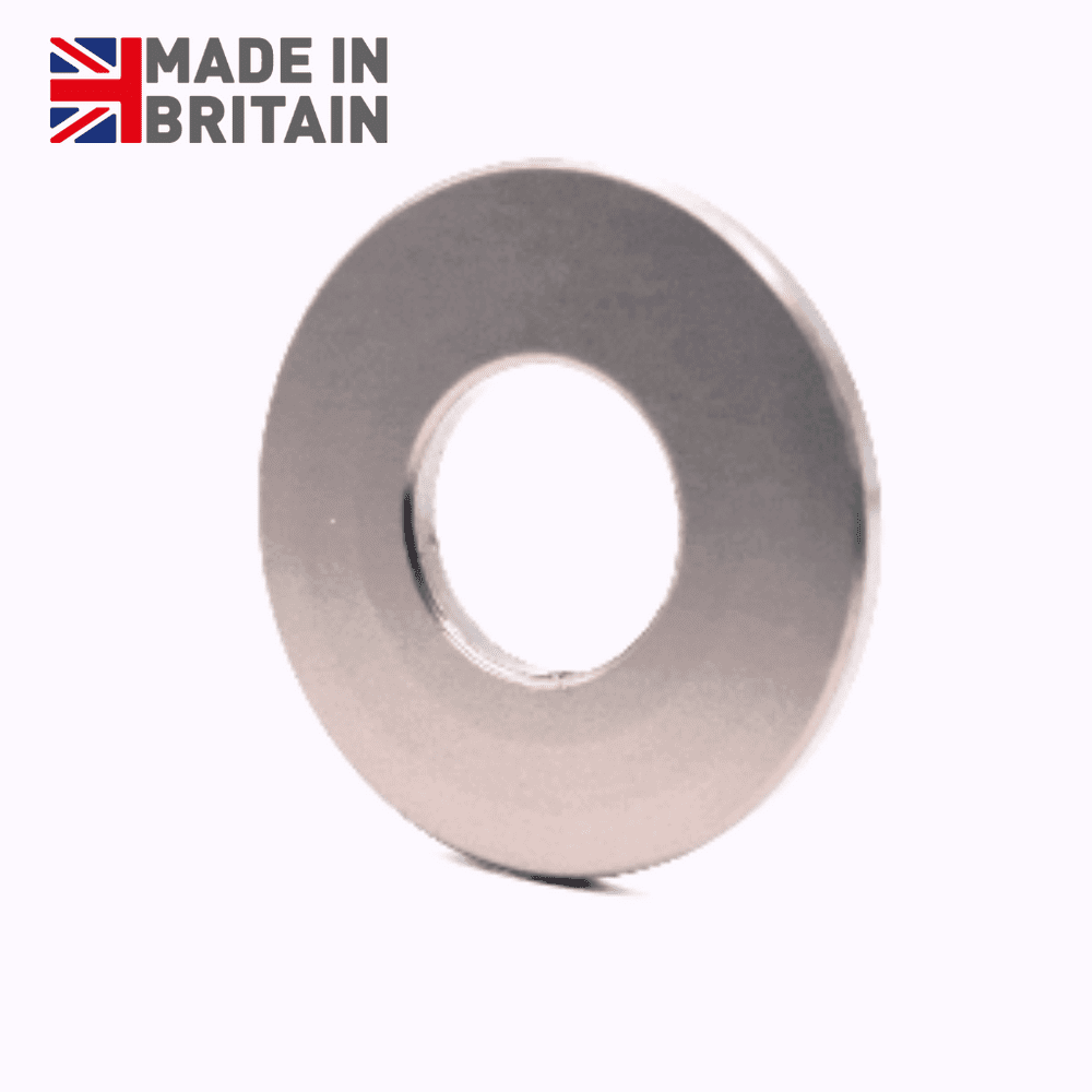 M3 x 7mm O/D Flat Washers - 6082 Aluminium Unanodised