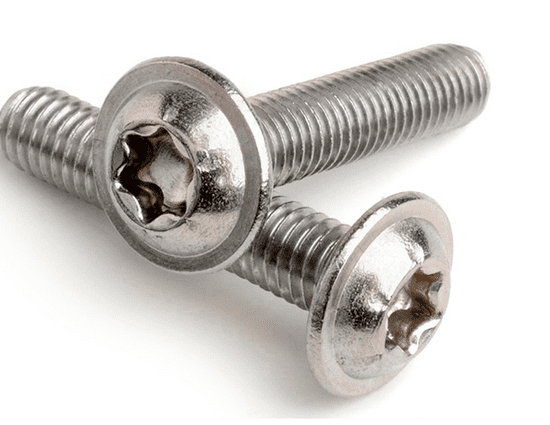 Flanged Torx Button Head Screws - A2 Stainless Steel Flanged Torx Button Head Screws - A2 Stainless Steel