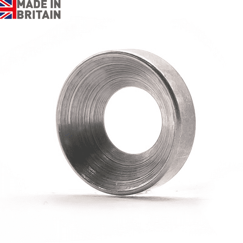 M4 x 10mm O/D Countersunk Washers - 6082 Aluminium