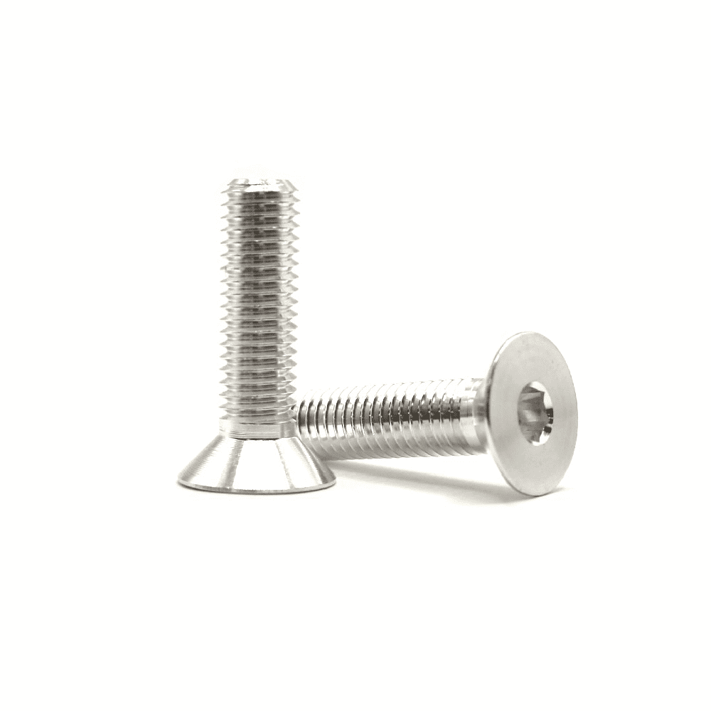 M6 x 10mm Socket Countersunk Screws (DIN 7991) - 7075 Aluminium ...