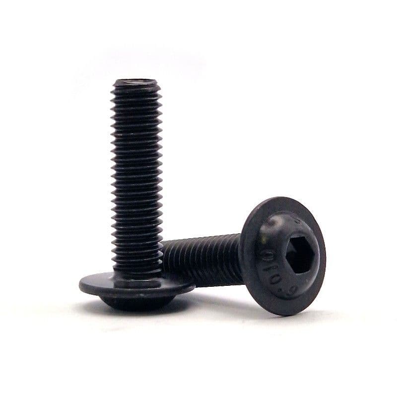 M6 x 25mm Socket Flange Button Head Screws (ISO 7380-2) - High Tensile ...