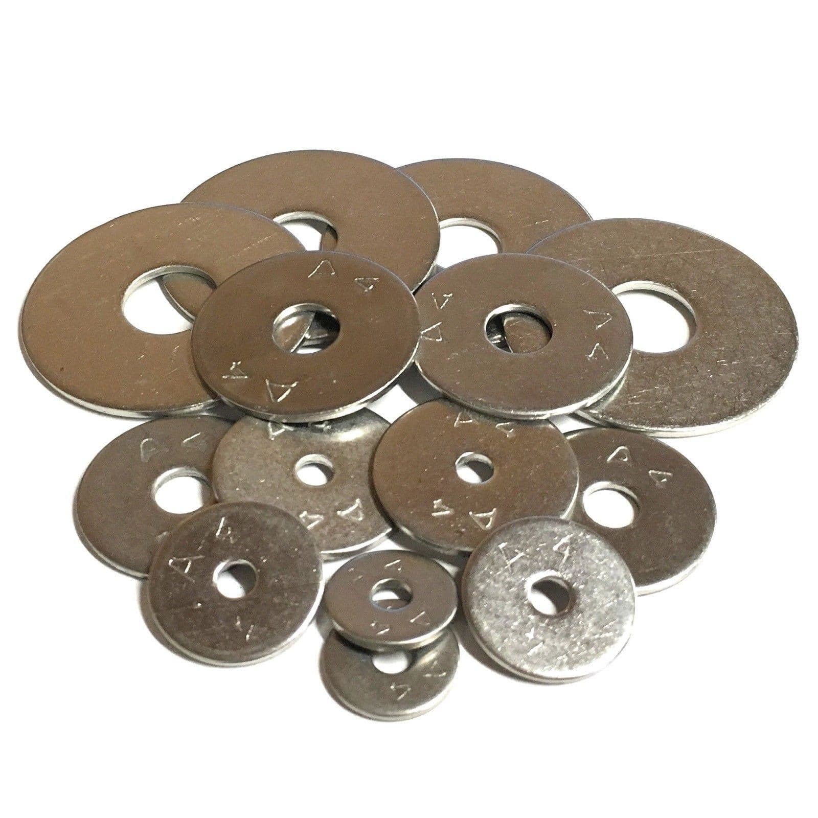 M6 x 40mm x 1.5mm Penny Washer - A4 Stainless Steel